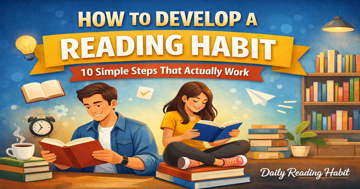How to Develop a Reading Habit? 10 Simple Steps That Actually Work ...