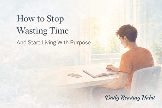 How to Stop Wasting Time and Start Living With Purpose - Daily Reading ...